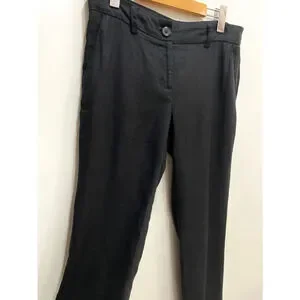 BCBG | Pants & Jumpsuits | Bcbg Black Slimleg Linen Pants | Poshmark